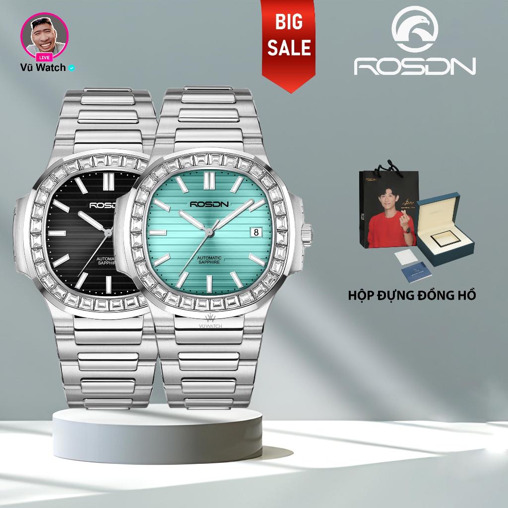 Đồng Hồ Nam ROSDN G2761 SIZE 40mm | Tặng 1 lần thay kính & 5 năm bảo hành | Shopee Việt Nam