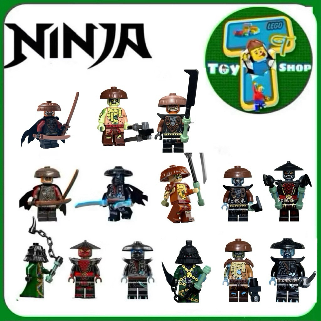 (Order) Mô hình lắp ráp Minifigures Ninjago Dragon Rising các bậc thầy ...