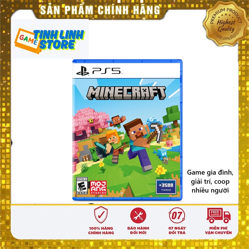 Đĩa Game PS5 Minecraft - Thế giới vô tận trong tay bạn! | Shopee Việt Nam