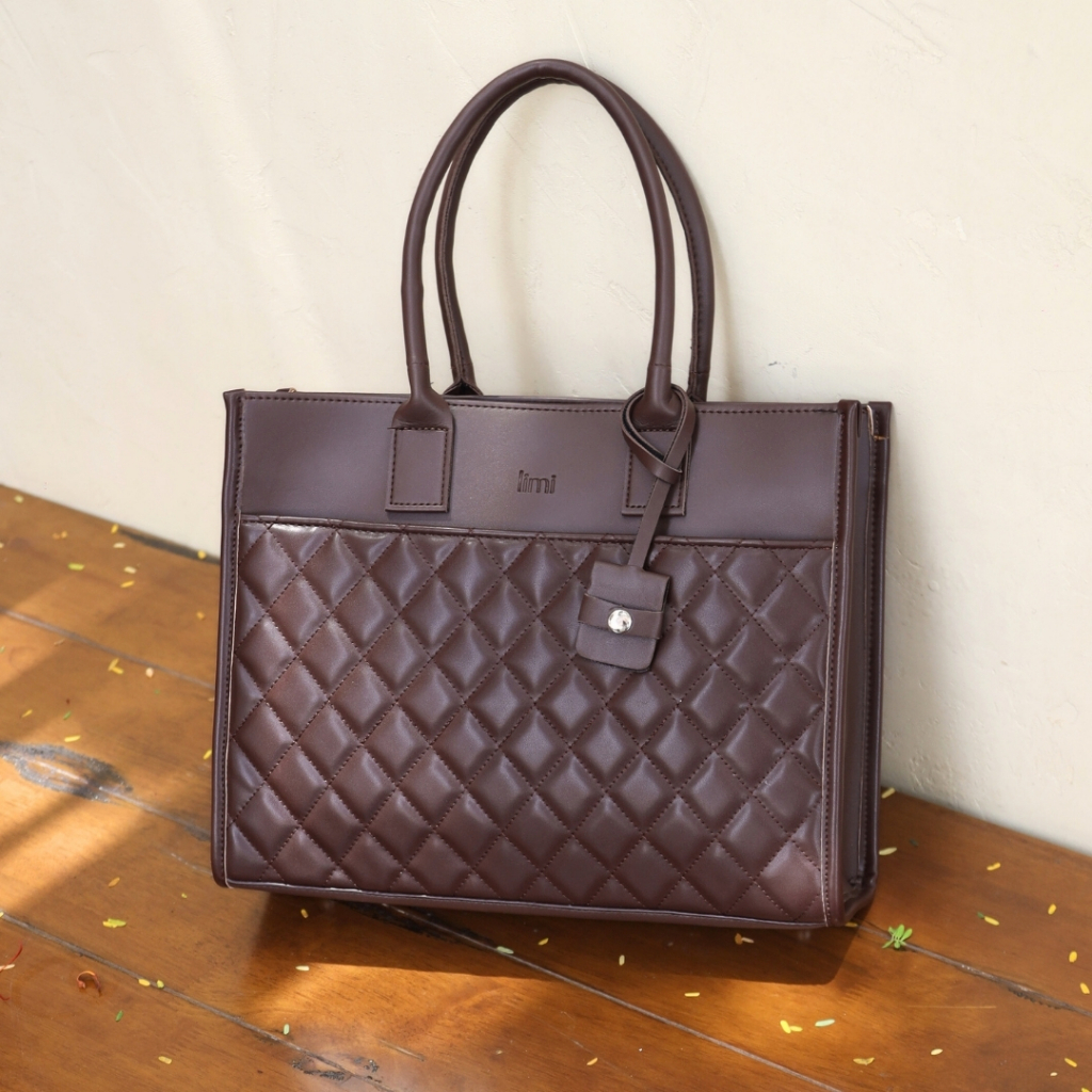 Túi Công Sở Nữ (7 MÀU) Tote Da Đựng Laptop 15 inch xách tay to đi làm học đi dạy A4 LILY Limi ...