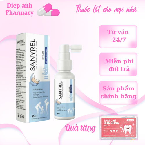 (HÀNG CHÍNH HÃNG) Xịt hăm trẻ em SANYREL Sodmex plus bảo vệ da, giảm ...