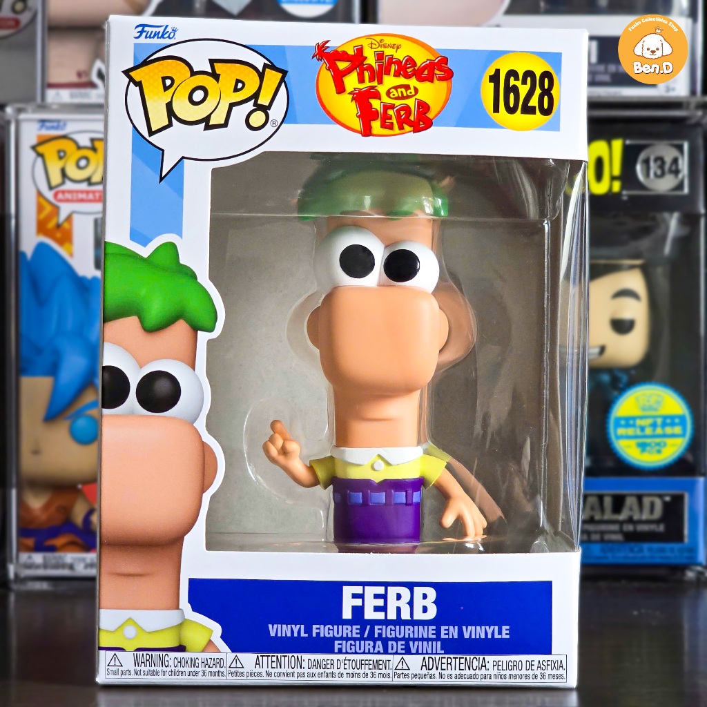 Mô hình Funko POP! Disney: Phineas and Ferb - Ferb #1628 | Shopee Việt Nam