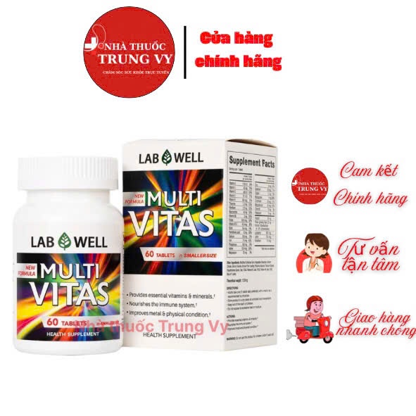 Viên Uống Bổ Sung Vitamin Multi Vitas Lab Well 60 Viên | Shopee Việt Nam