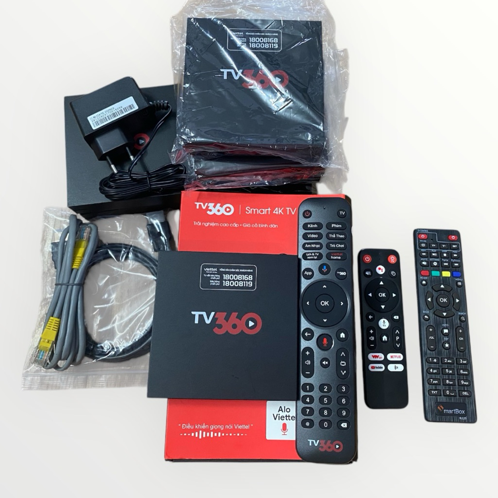 Tivi Box 360 Viettel - B866V2F - ATV12 - Xem Truyền hình, Youtube, Bóng ...