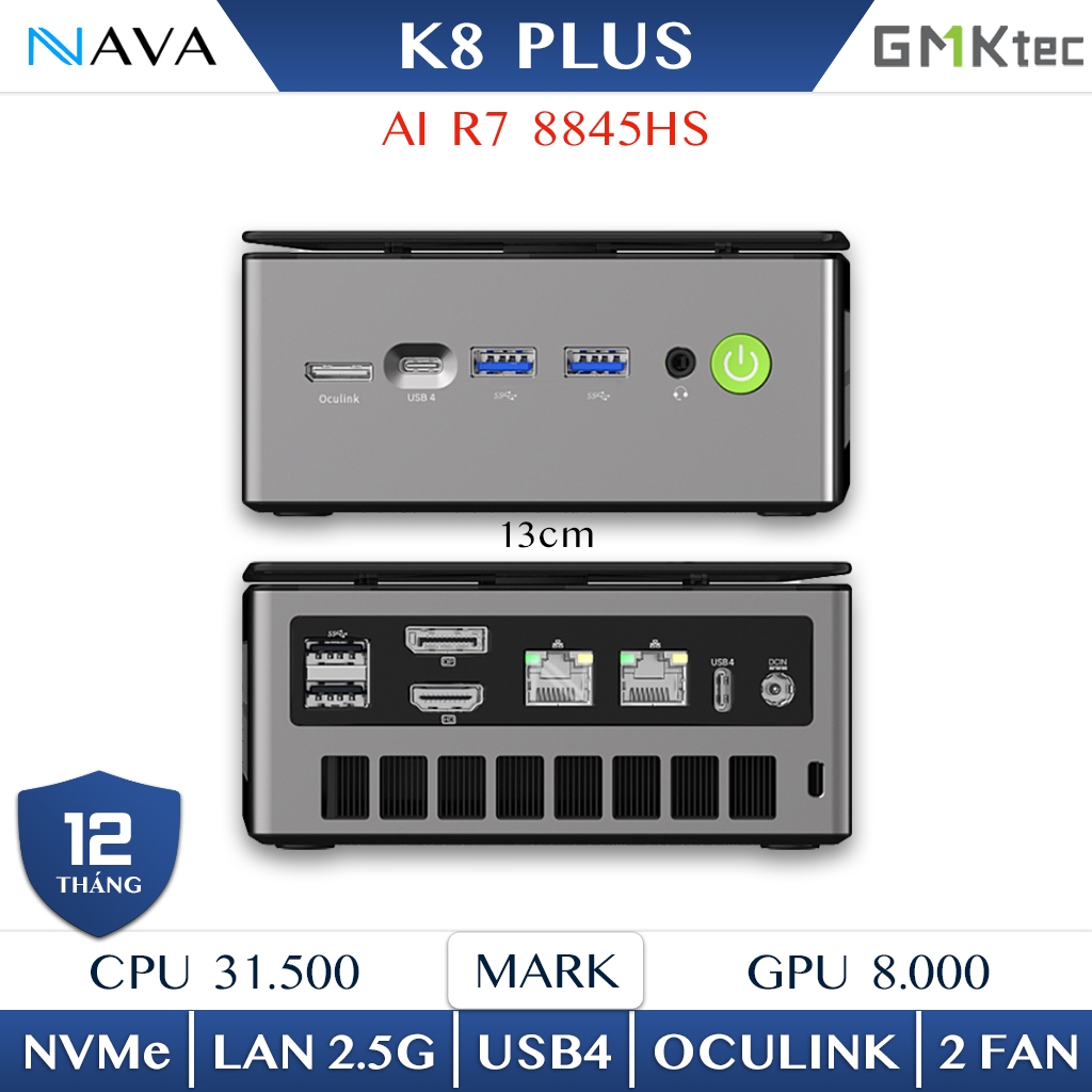 Mini PC GMKtec K6 / K8 Plus Oculink Ryzen 7 8845HS Nucbox GMK R7 7840HS DDR5 SSD 4 AMD Gaming ...