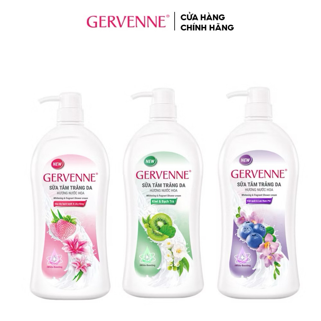 Sữa Tắm GERVENE Chai (1.2kg và 900g) hương nước hoa | Shopee Việt Nam