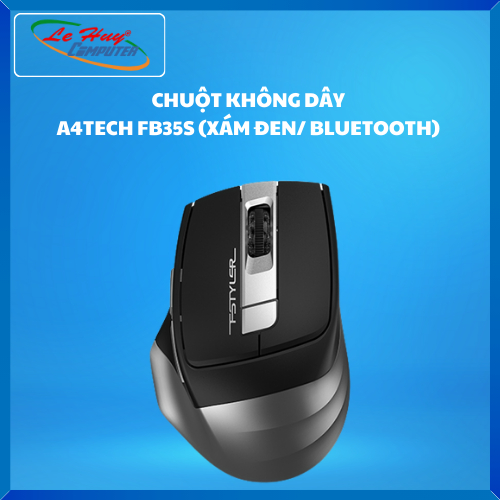 Chuột Máy Tính Không Dây A4TECH FB35S (XÁM ĐEN/ BLUETOOTH) - Hàng Chính ...
