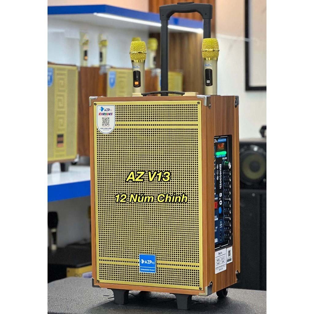 Loa Kéo Hát Karaoke AZpro V13 V11 V9 Bass 30/25/20 Cao Cấp Loa Kẹo Kéo ...