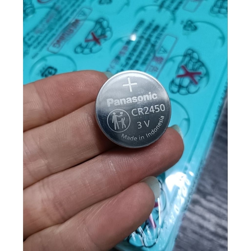 Pin cúc CR2450 Panasonic 3V Lithium_10k/set (2 viên) | Shopee Việt Nam