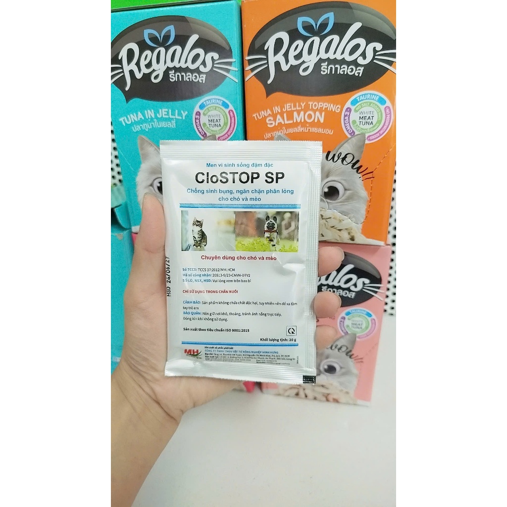 (Gói 20g) Men CloSTOP SP – Hỗ trợ tiêu hóa cho chó mèo | Shopee Việt Nam