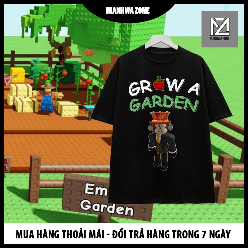 Áo thun jandel grow a garden roblox - Play Together Hero Team màu trắng ...