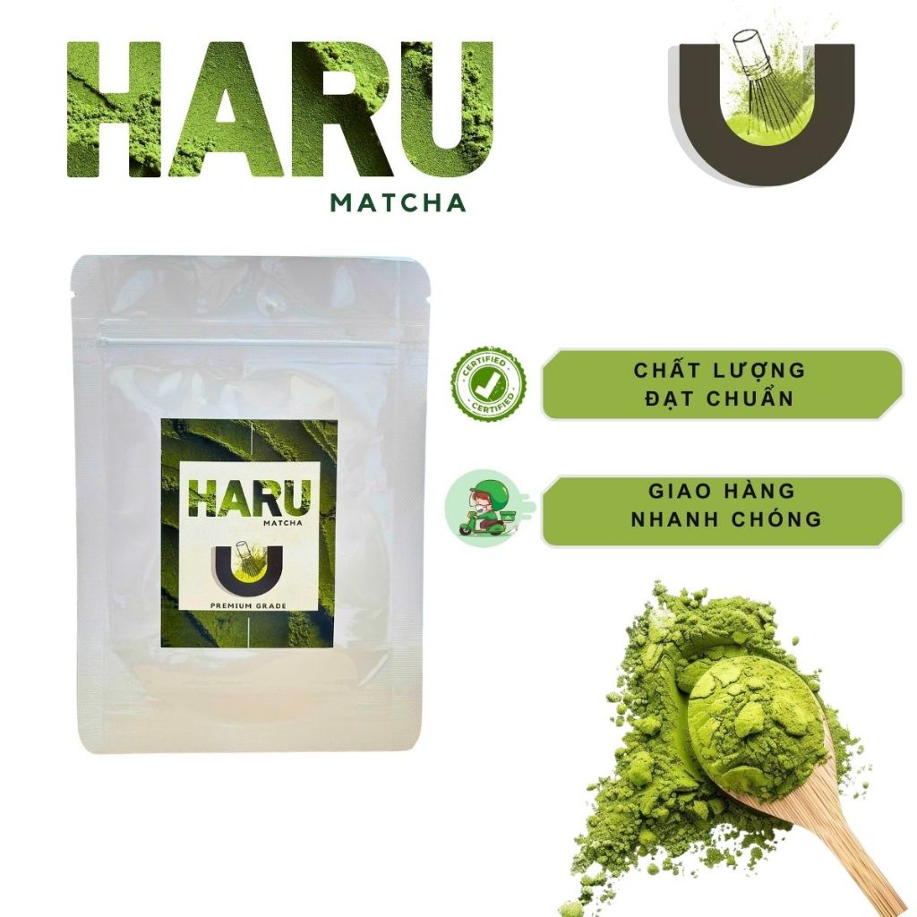 [HARU] Bột Matcha Haru Nhập Khẩu Nhật Bản - Ceremonial Grade 20g, 50g ...