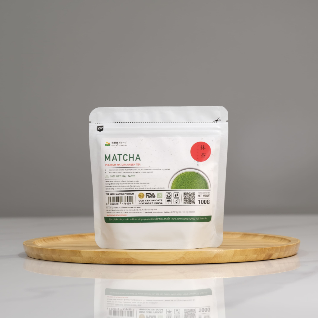 Bột Trà Xanh Matcha Premium Satoen 100G - Matcha Nguyên Chất Vụ Xuân ...