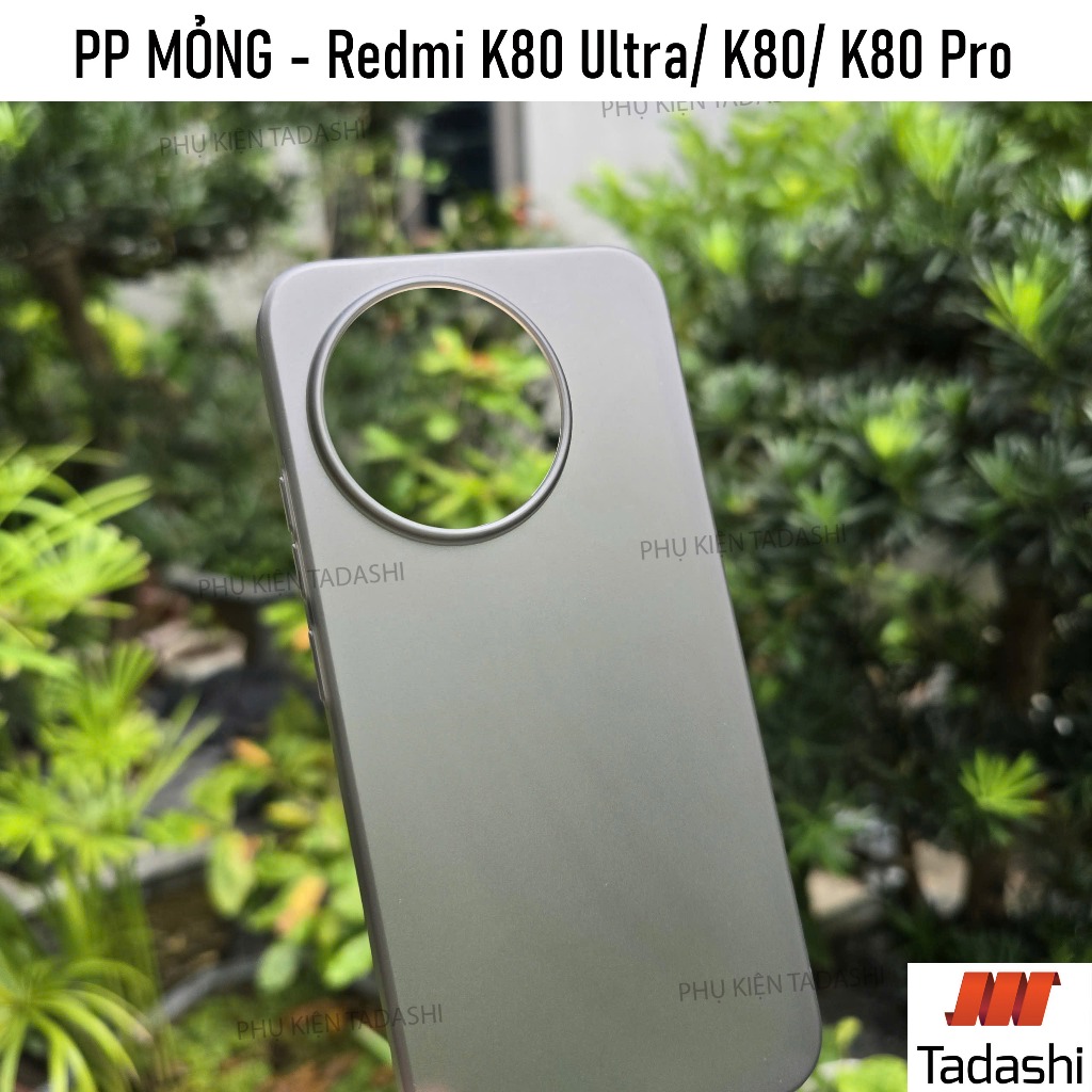 Ốp Lưng Mỏng Redmi K80 Ultra/ K80 Pro/ K80/ K70/ K70 Ultra Nhựa PP Lưng MỜ Hạn Chế Bám Vân Tay ...