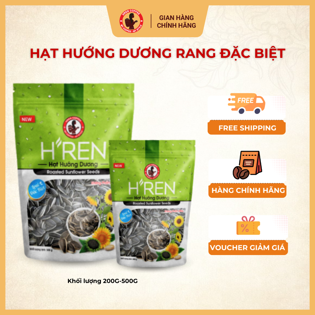 Hạt Hướng Dương H'ren Rang Đặc Biệt Loại 200gr-500gr-10kg | Shopee Việt Nam