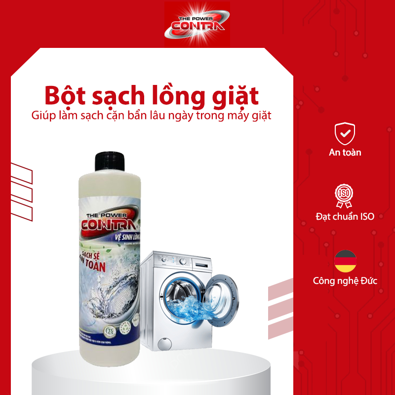 The Power Contra - Dung dịch vệ sinh lồng giặt | Shopee Việt Nam