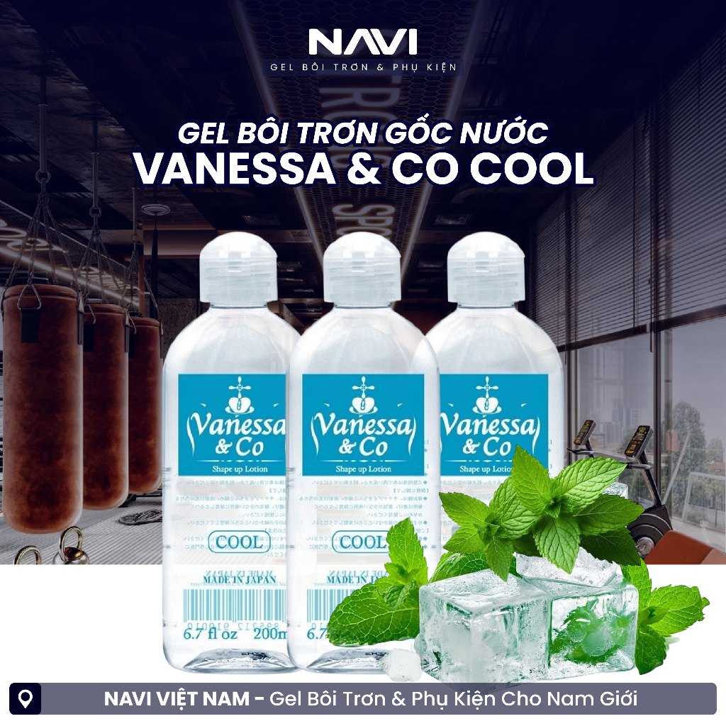 [Che Tên] Gel Bôi Trơn Gốc Nước Vanessa & Co Cool 200ml Mát Lạnh Sảng ...