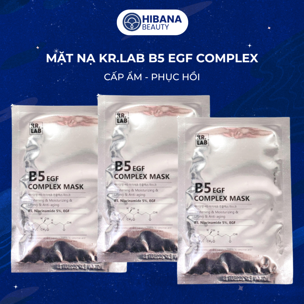 Mặt nạ phục hồi da B5 EGF Complex Mask Kr.Lab Hàn Quốc - Dưỡng ẩm trắng ...