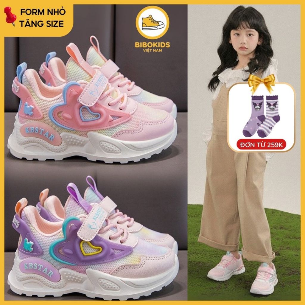 Giày Thể Thao Da Đế Mềm Thời Trang Cho Bé Gái Đi Học Đi Chơi - GG43 ...