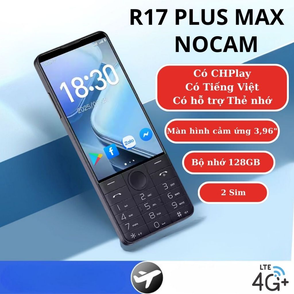 R17 Plus Max Nocam 2 sim - Điện thoại không camera có cảm ứng - Android ...