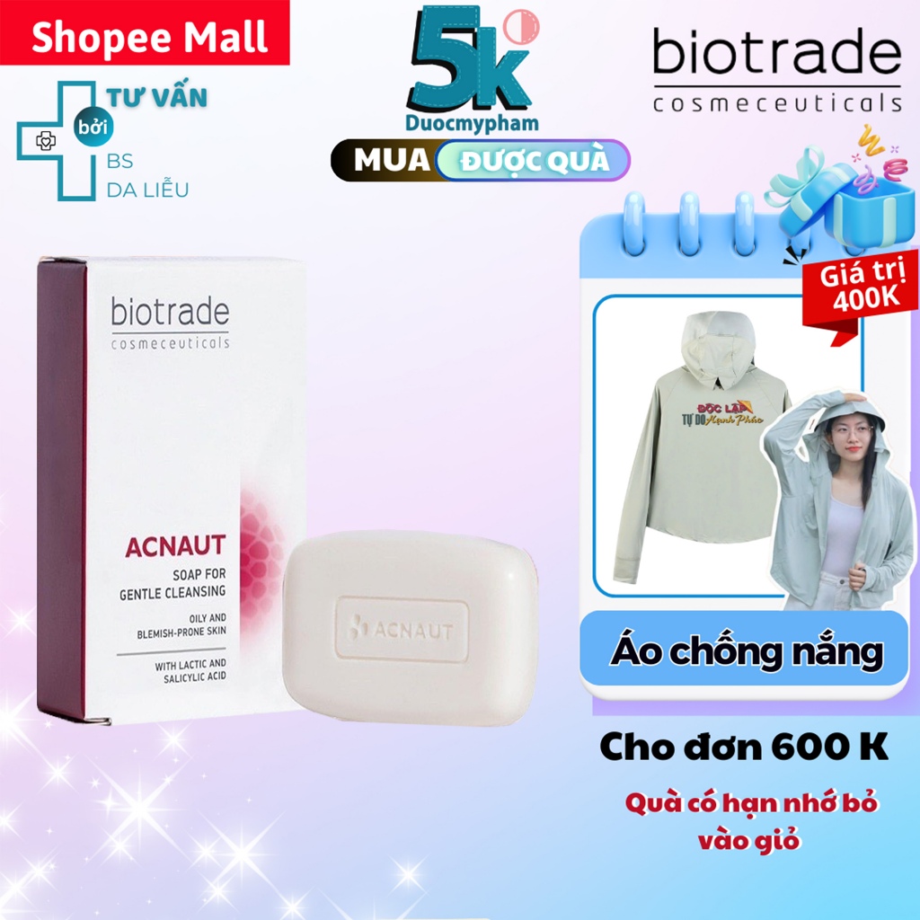 Xà Phòng Giảm Mụn Biotrade Acnaut Soap 100g | Shopee Việt Nam
