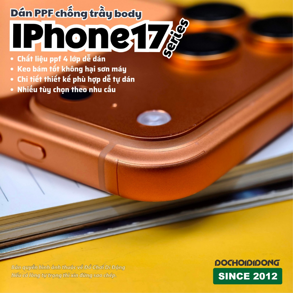 Miếng Dán PPF Hydorgen IPhone 16 15 17 Pro Plus Max Air Trong, Nhám ...