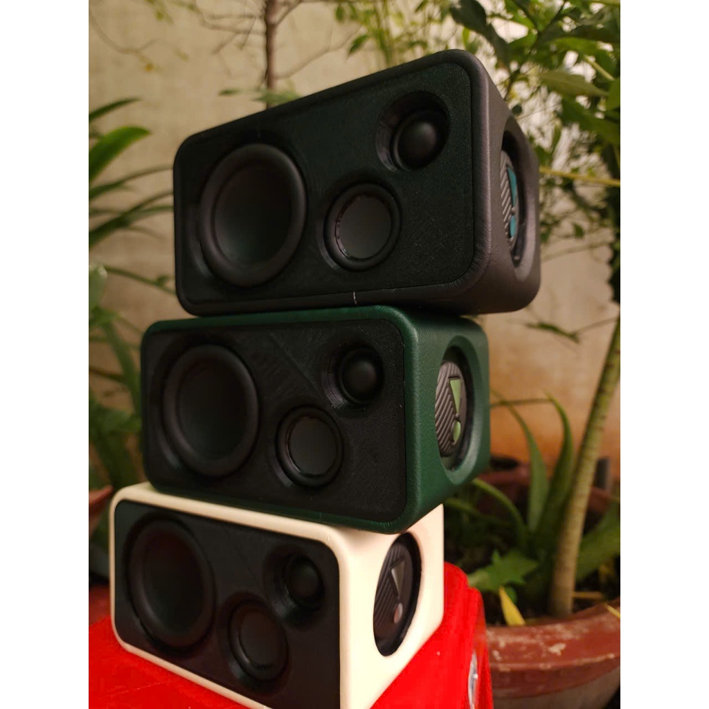 Box loa mono 1 bass 1 toàn dải 1 treble 2 cộng hưởng 3 way cực chất ...