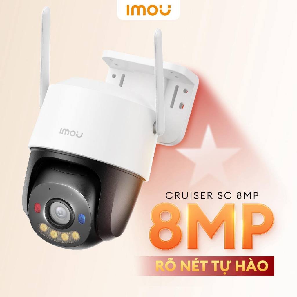 Camera Wifi IMOU CRUISER SC K7FP 8MP/5MP/3MP, Đèn Cảnh Báo Xanh + Đỏ ...