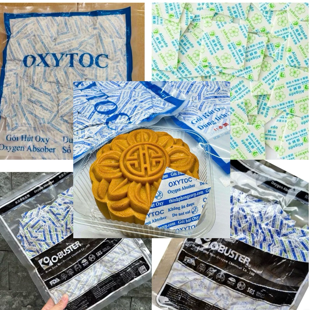 Túi hút ẩm oxy Nguyên bịch, bảo quản thực phẩm O-BUSTER / OXYTOC 50cc ...