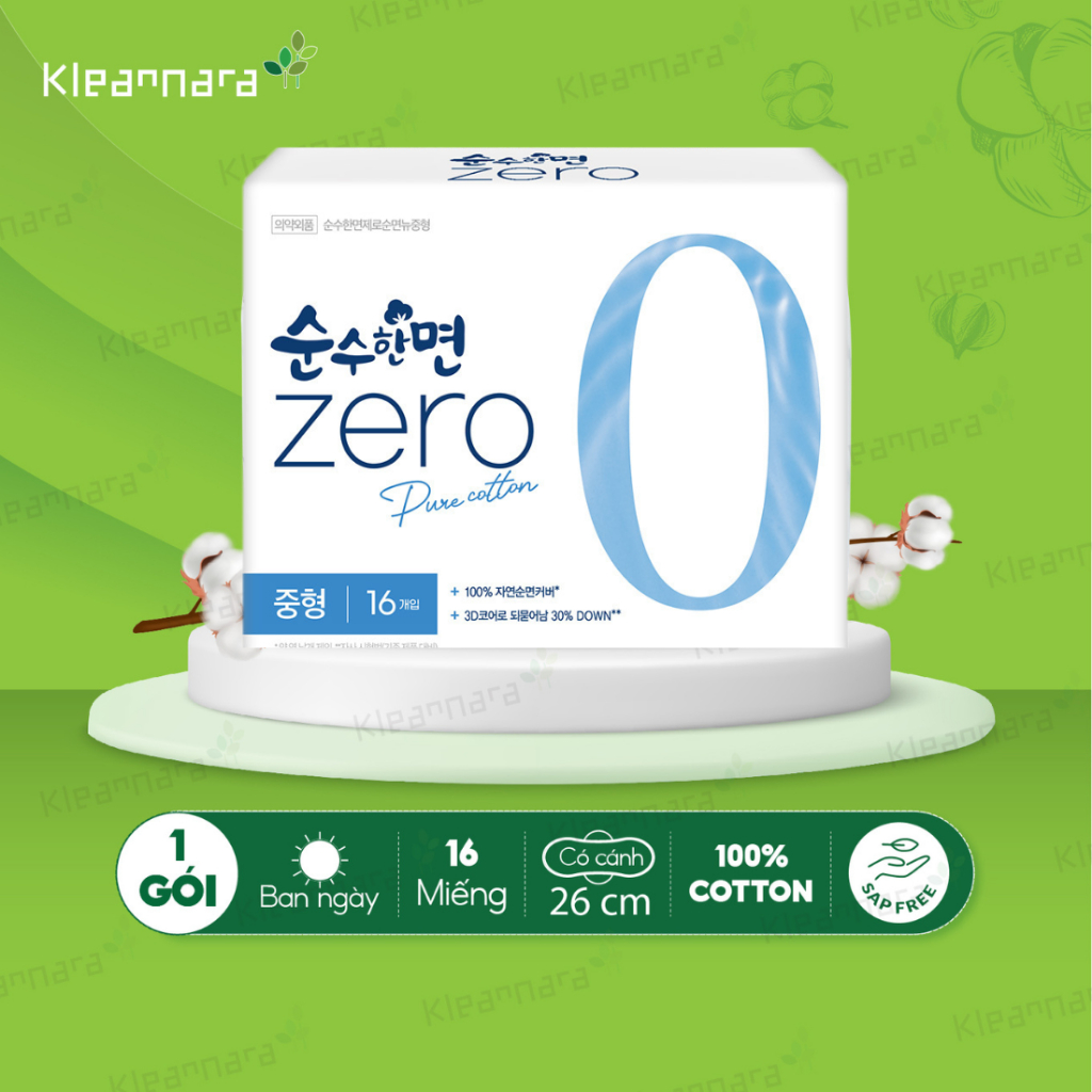 Băng vệ sinh KleanNara Soonsoohanmyeon Zero siêu êm thoáng Hàn Quốc ...