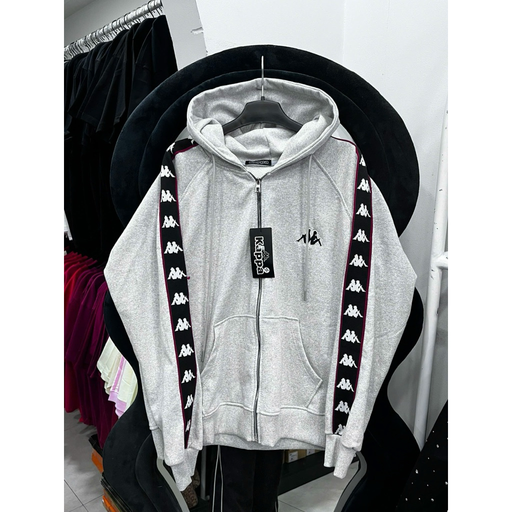 Áo Khoác Hoodie Zip Kappa Form Rộng Unisex Chất Vải Dày Dặn-Không Xù ...