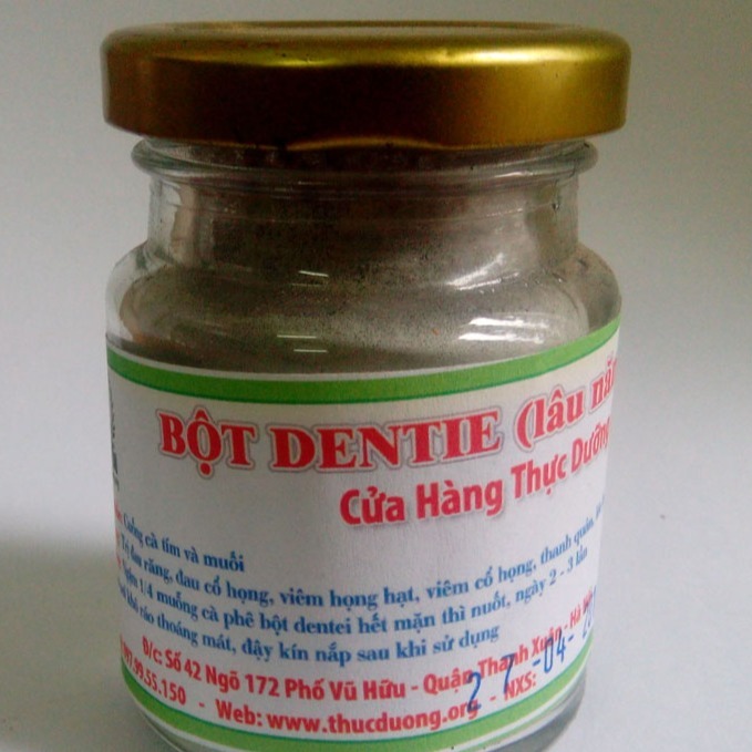 Bột dentie ngậm lâu năm lọ 70g Thực Dưỡng Bà Loan | Shopee Việt Nam