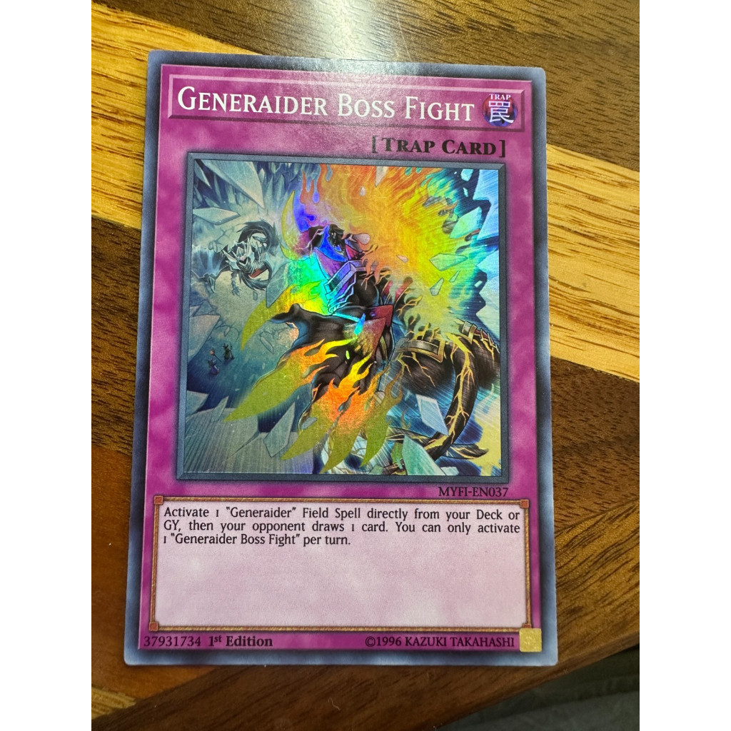 Super Rare [ Dưa Hấu Yugioh ] Lá bài thẻ Generaider Boss Fight - Tặng ...
