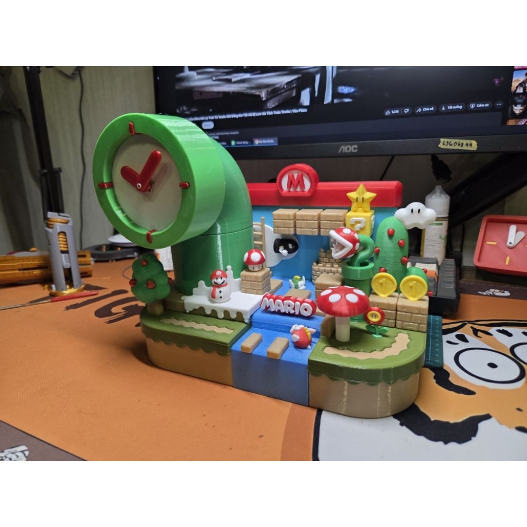 Đế Trưng Bày Nintendo Switch Mario In 3D – Base Trang Trí Switch (V1/V2 ...
