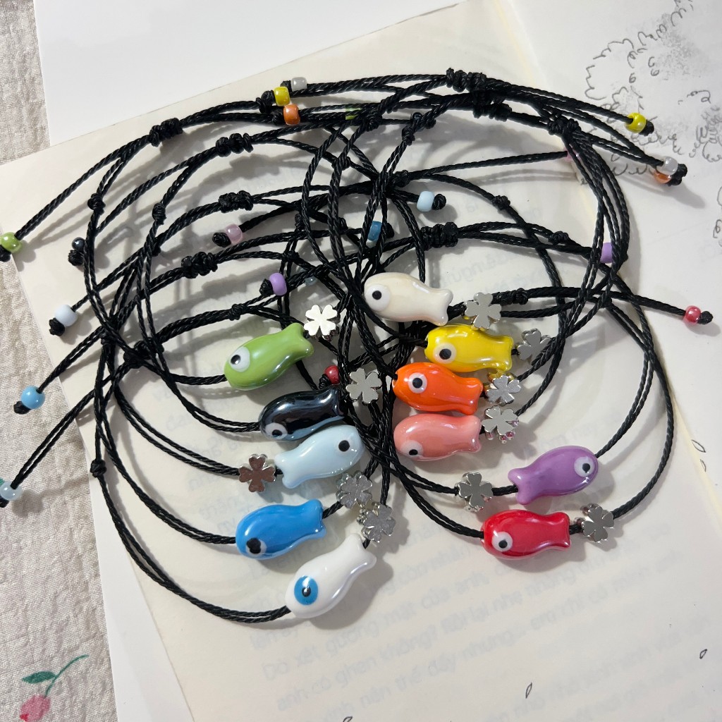 Vòng tay cá mắt quỷ dễ thương evil eye by luxi-shoo | Shopee Việt Nam