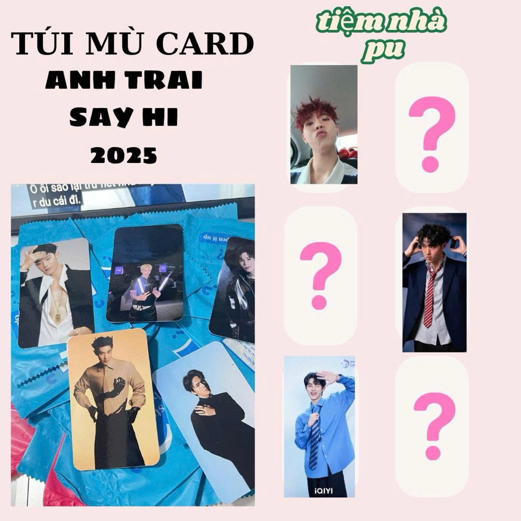 [ Sẵn ] Túi mù card Bo góc Anh trai Say Hi 2025 Mùa 2 | Shopee Việt Nam