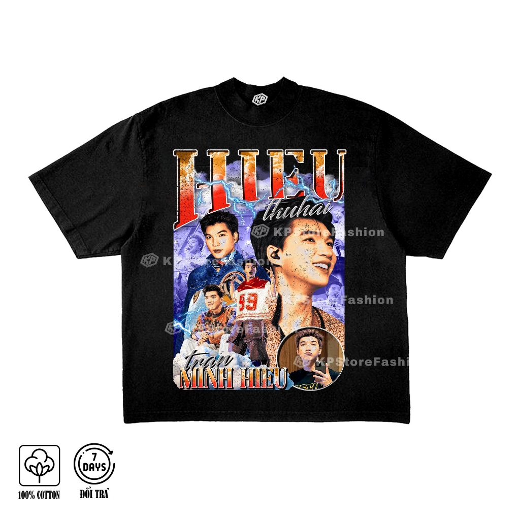 [KPstoreFashion]-Áo thun Rapper HIEUTHUHAI - Áo thun Unisex cho Nam và ...