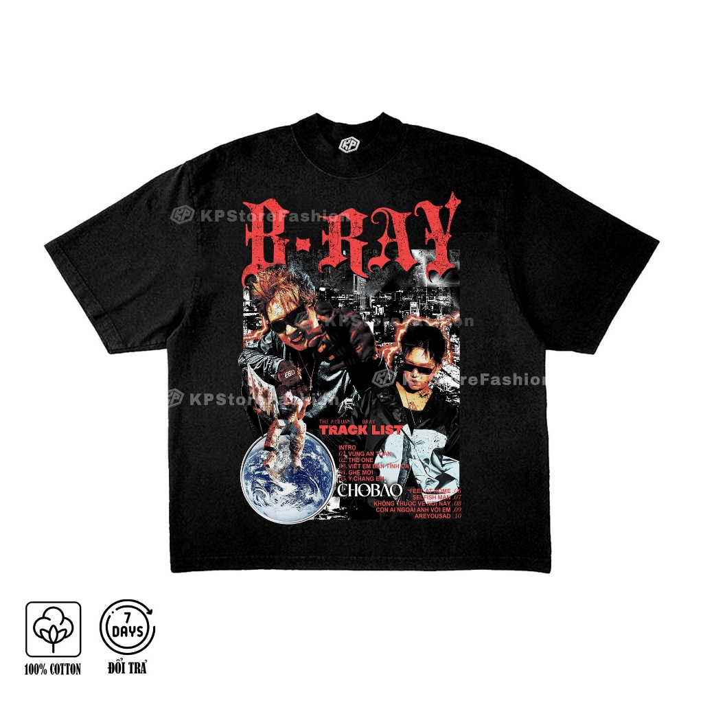 Áo thun Rapper Bray - Album "Cho Bảo" Bootleg Vintage - Áo Thun Unisex ...
