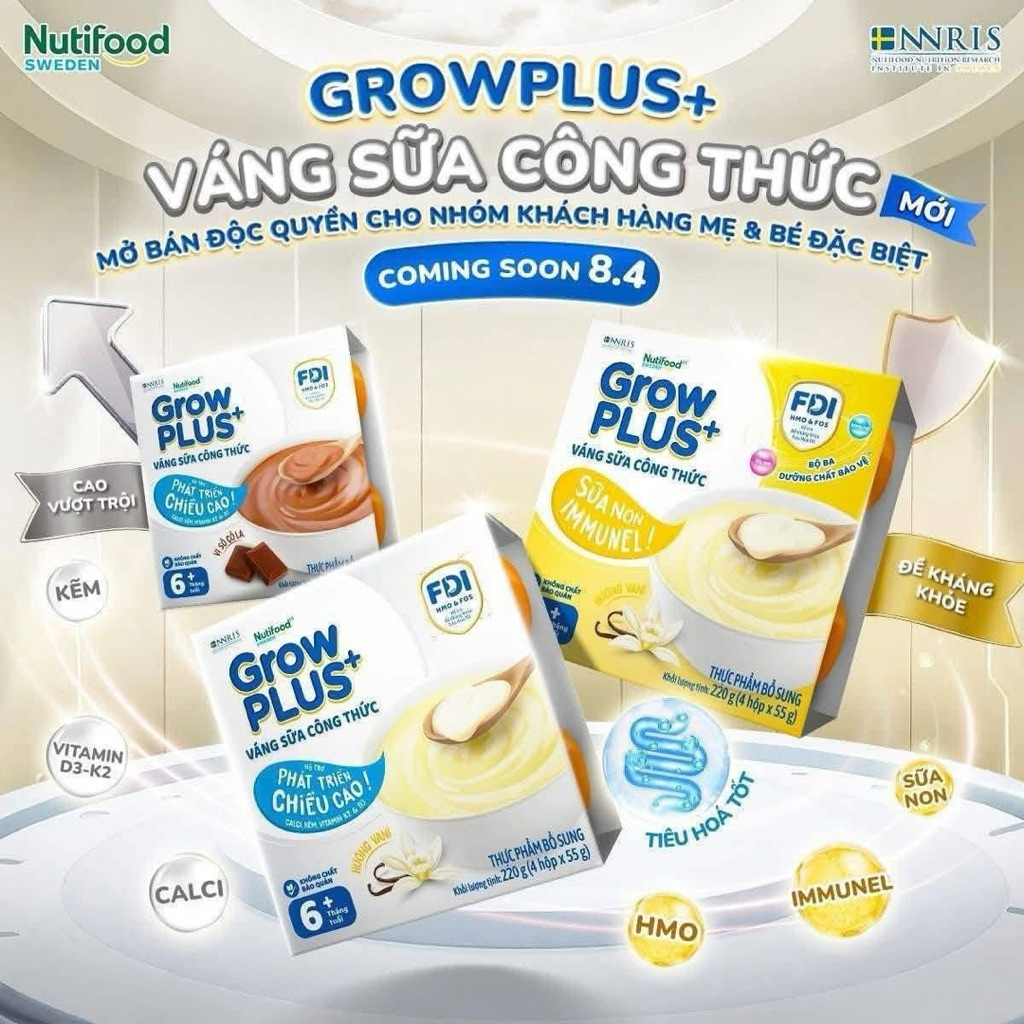 VÁN SỮA CÔNG THỨC GROW PLUS+ NUTIFOOD LỐC 4 HỘP | Shopee Việt Nam