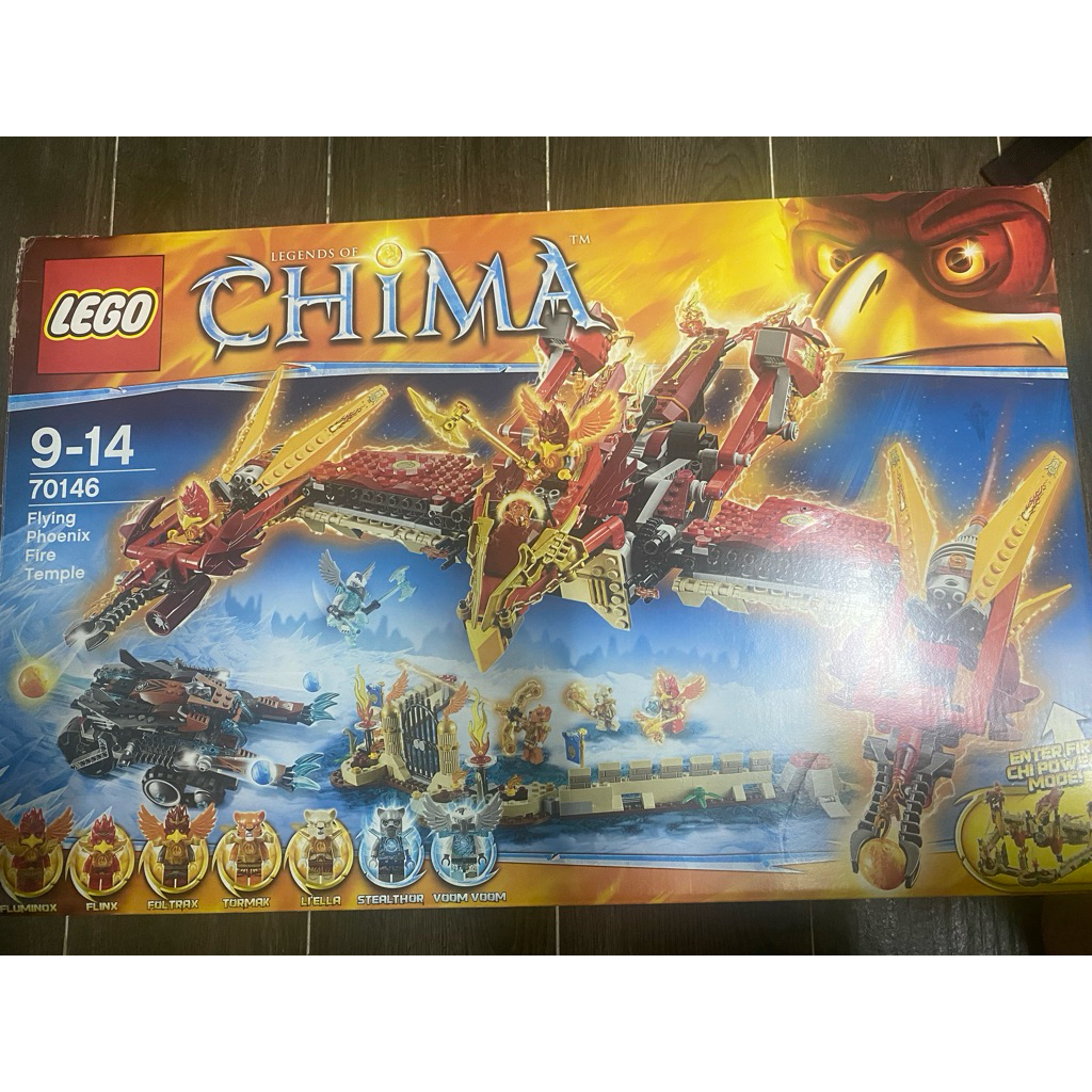 LEGO 70146 Legends of Chima Flying Phoenix Temple Ngôi đền phượng hoàng ...
