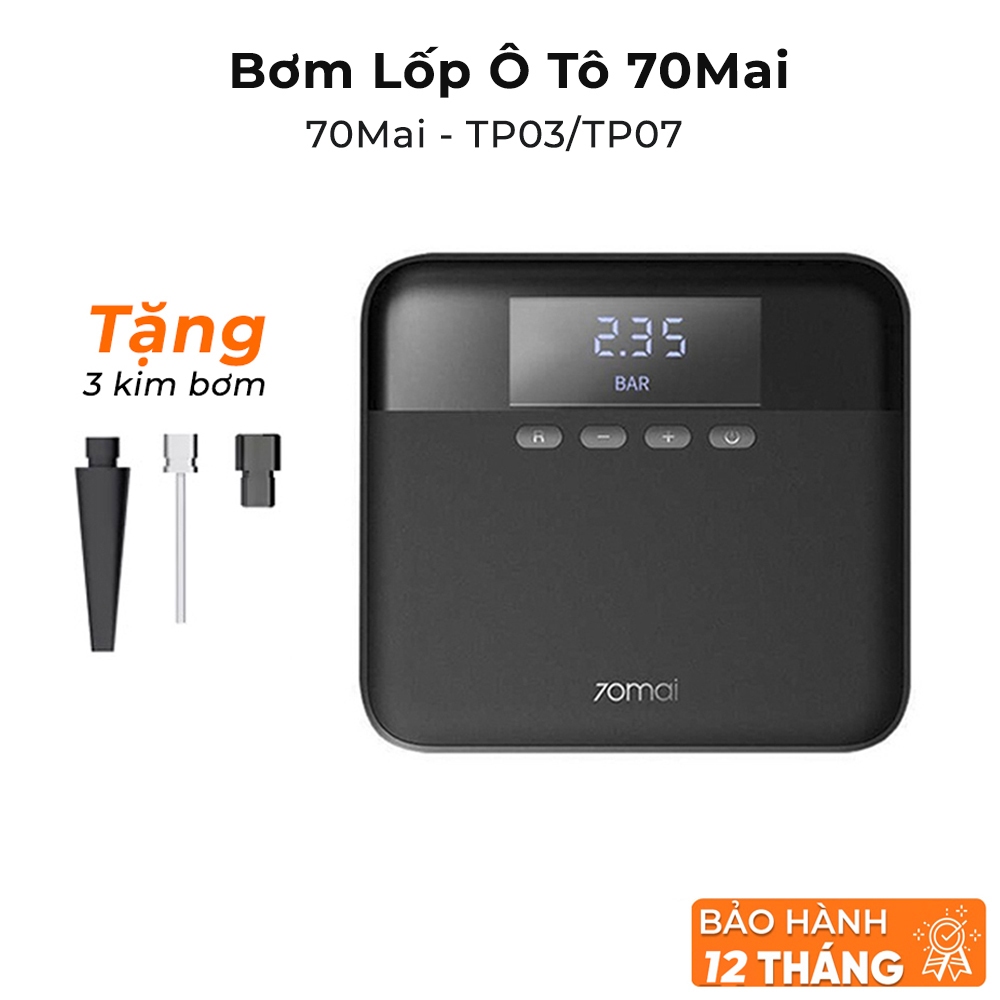 Bơm ô tô 70mai Midrive TP03/TP07 [CHÍNH HÃNG] bơm điện đa năng áp suất lớn, chân tẩu ô tô ...