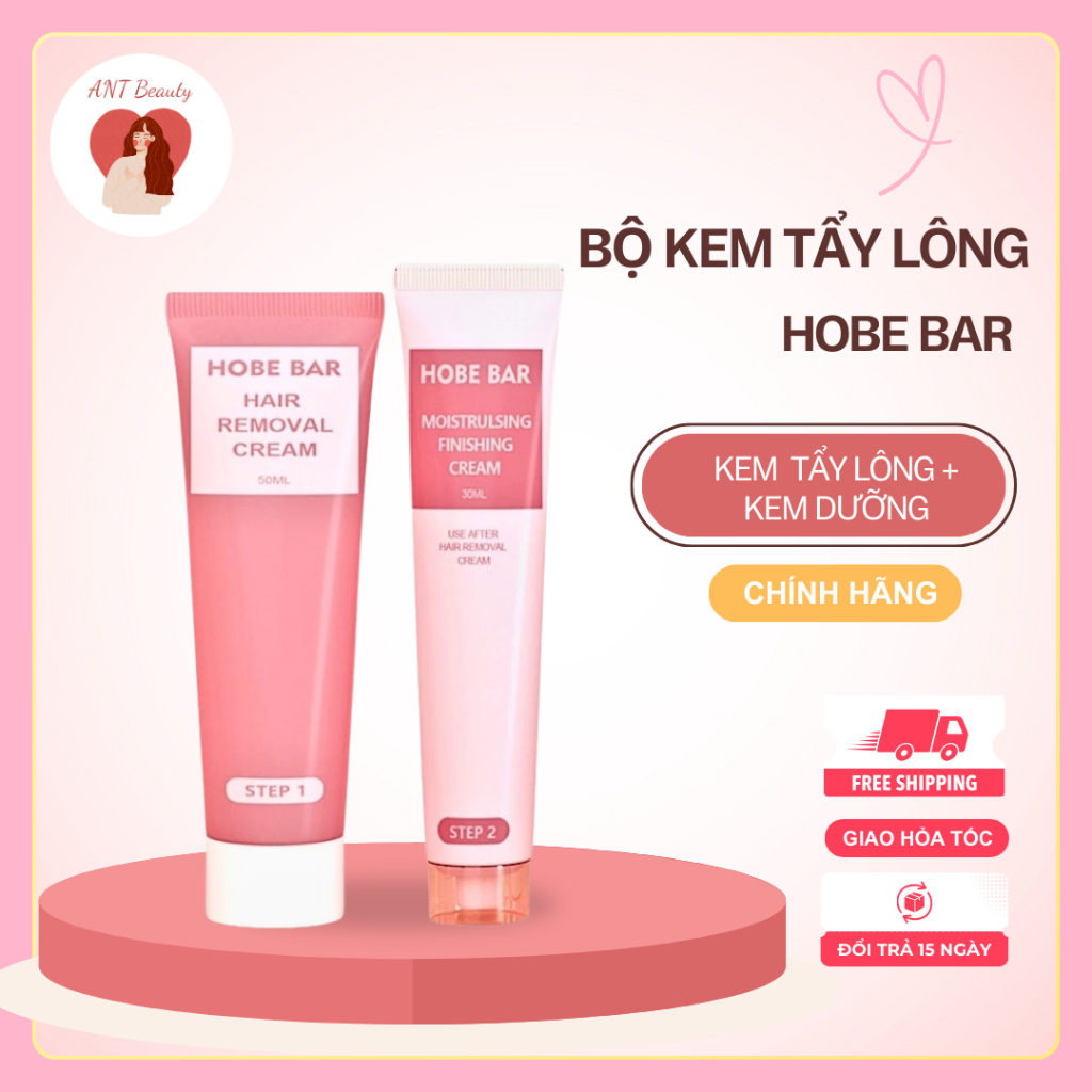 Kem Tẩy Lông HOBE BAR 50g Tặng Gel Dưỡng Lô Hội 30g – An Toàn, Dịu Nhẹ ...