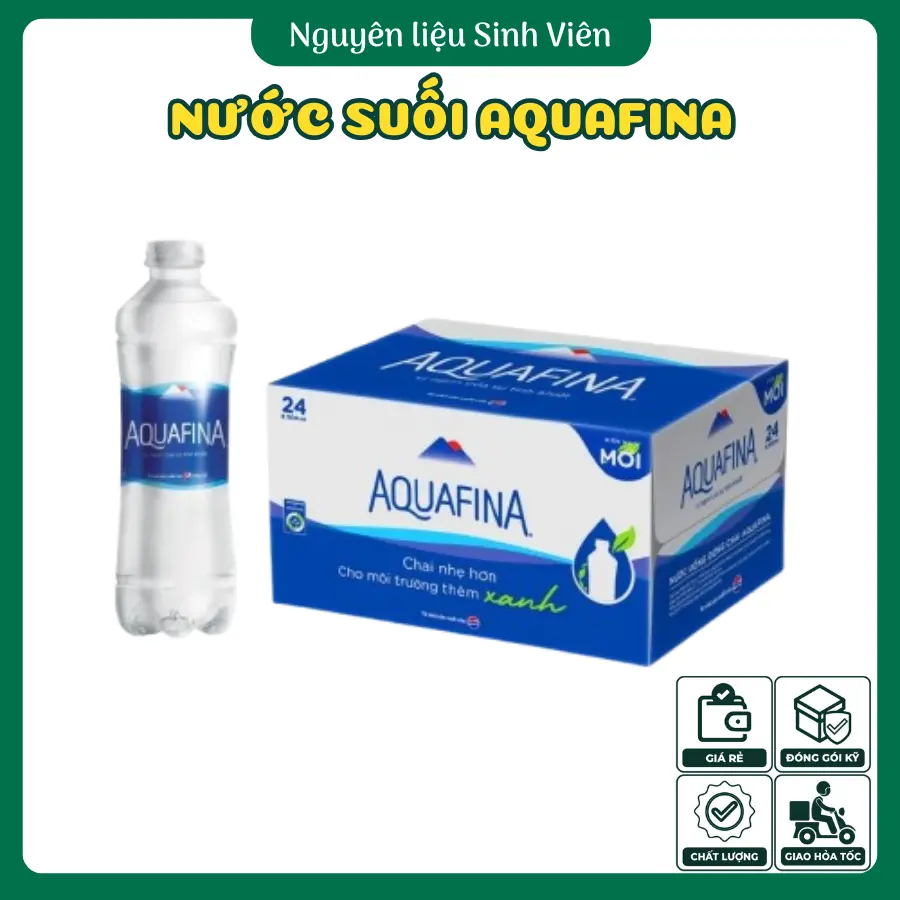 [Chính hãng có VAT] Thùng 24 chai 500ml nước suối tinh khiết đóng chai ...