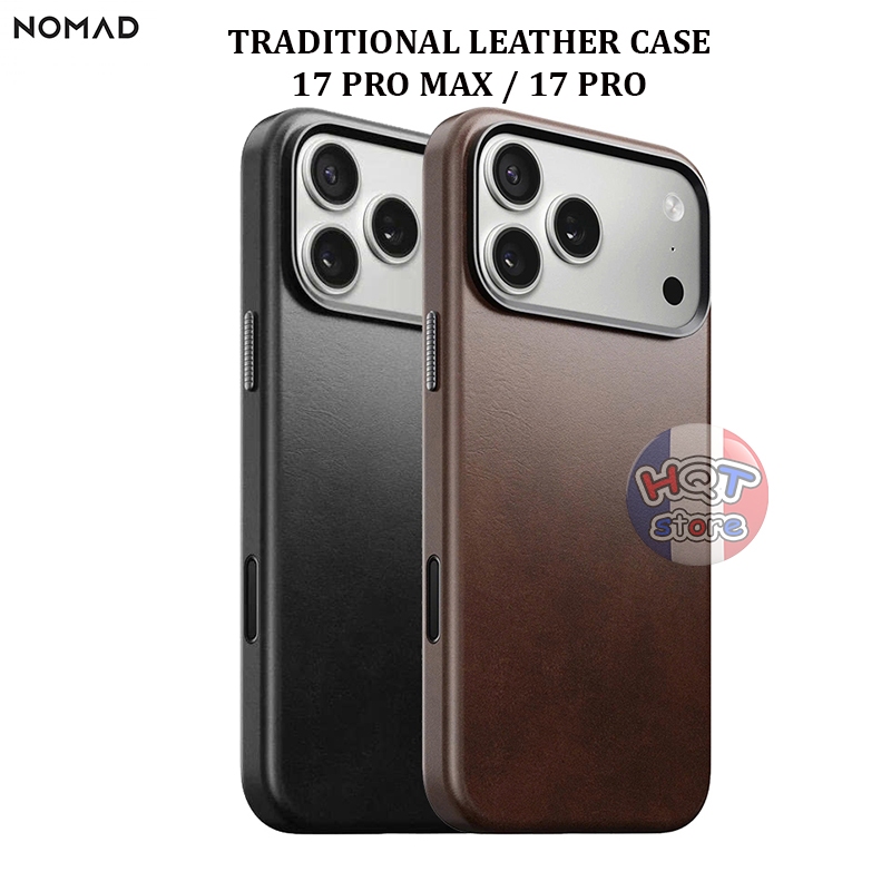 Ốp lưng da Nomad Traditional Leather Case (Horween) cho IP 17 Pro Max ...