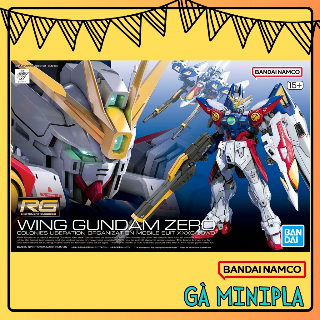 [ Hàng Có Sẵn ] Mô hình lắp ráp RG Wing Gundam Zero Tỉ Lệ 1/144 ...