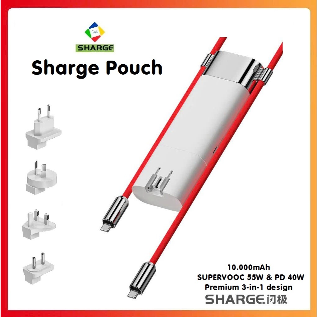 Sharge POUCH 3 IN 1 SUPERVOOC 55W và PD 40W | Shopee Việt Nam