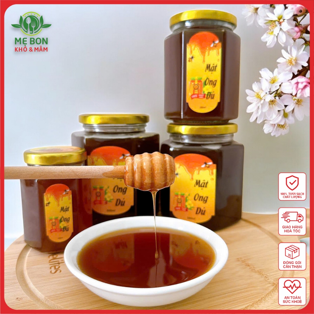 Mật ong dú nguyên chất Không pha đường,Ong lấy mật 100% từ hoa tự nhiên ...