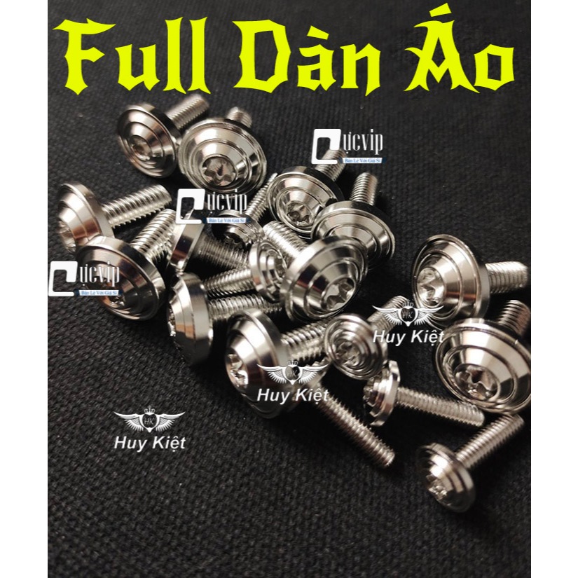 [INOX 304] FULL Bộ Ốc Dàn Áo SALAYA PHAY THÁI Wave Dr Sirius Fu AB ...