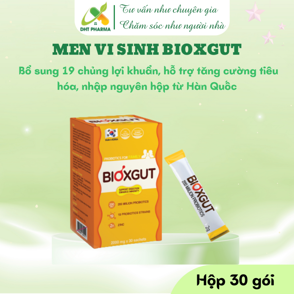 Men vi sinh 19 chủng BIOXGUT DHT HATAPHAR hỗ trợ tăng cường và giảm ...