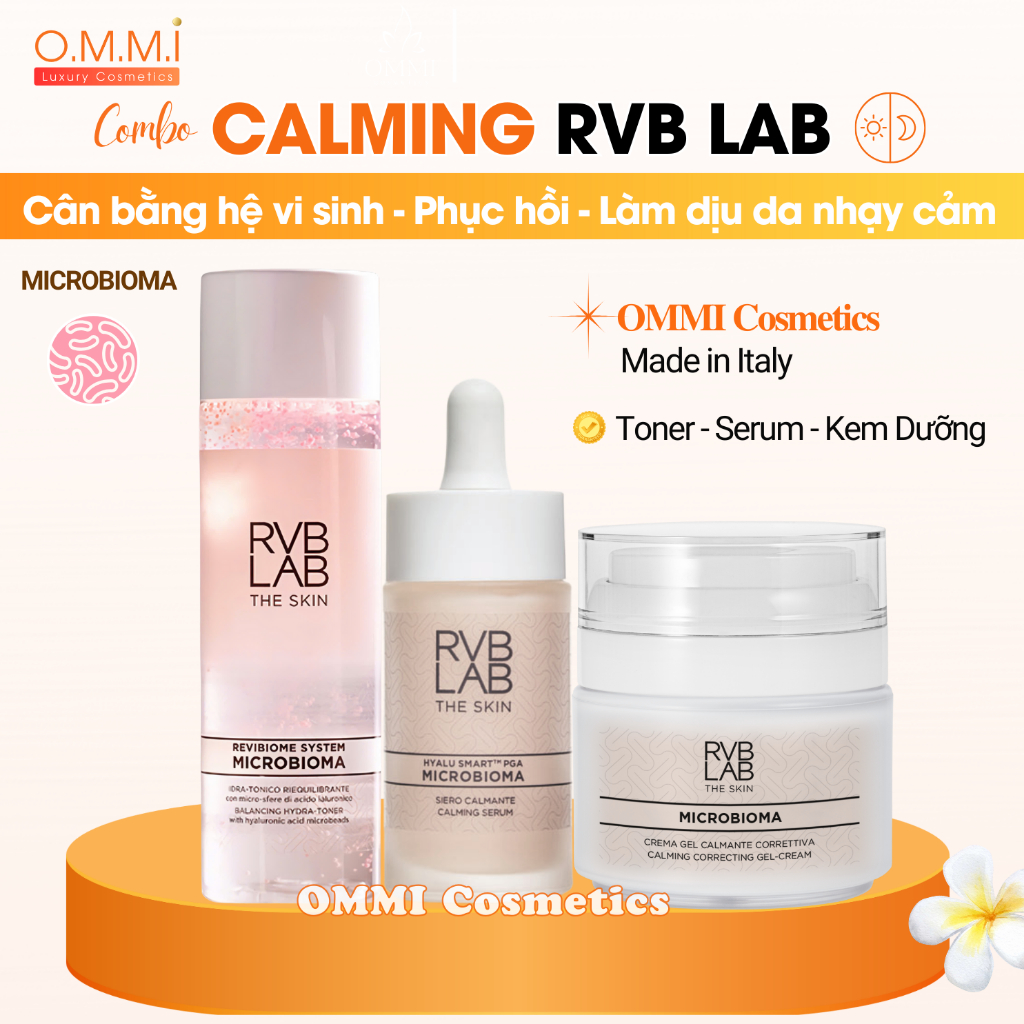 RVB LAB - Combo Microbioma Calming - Giúp làm dịu, giảm đỏ, phục hồi da ...